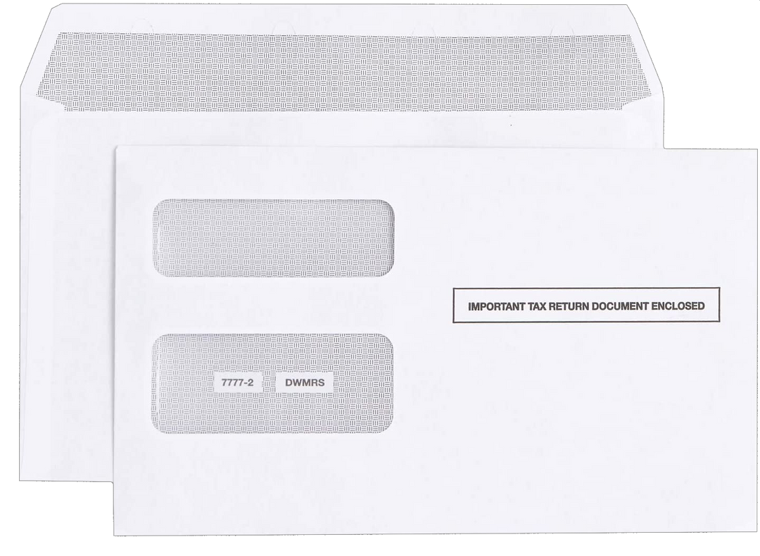 25 - Self-Seal Envelopes for 1099-NEC 3-Part forms. – PrintChecks Pro