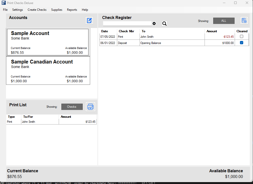 Print Checks DELUXE Download for Windows 10/11 – PrintChecks Pro