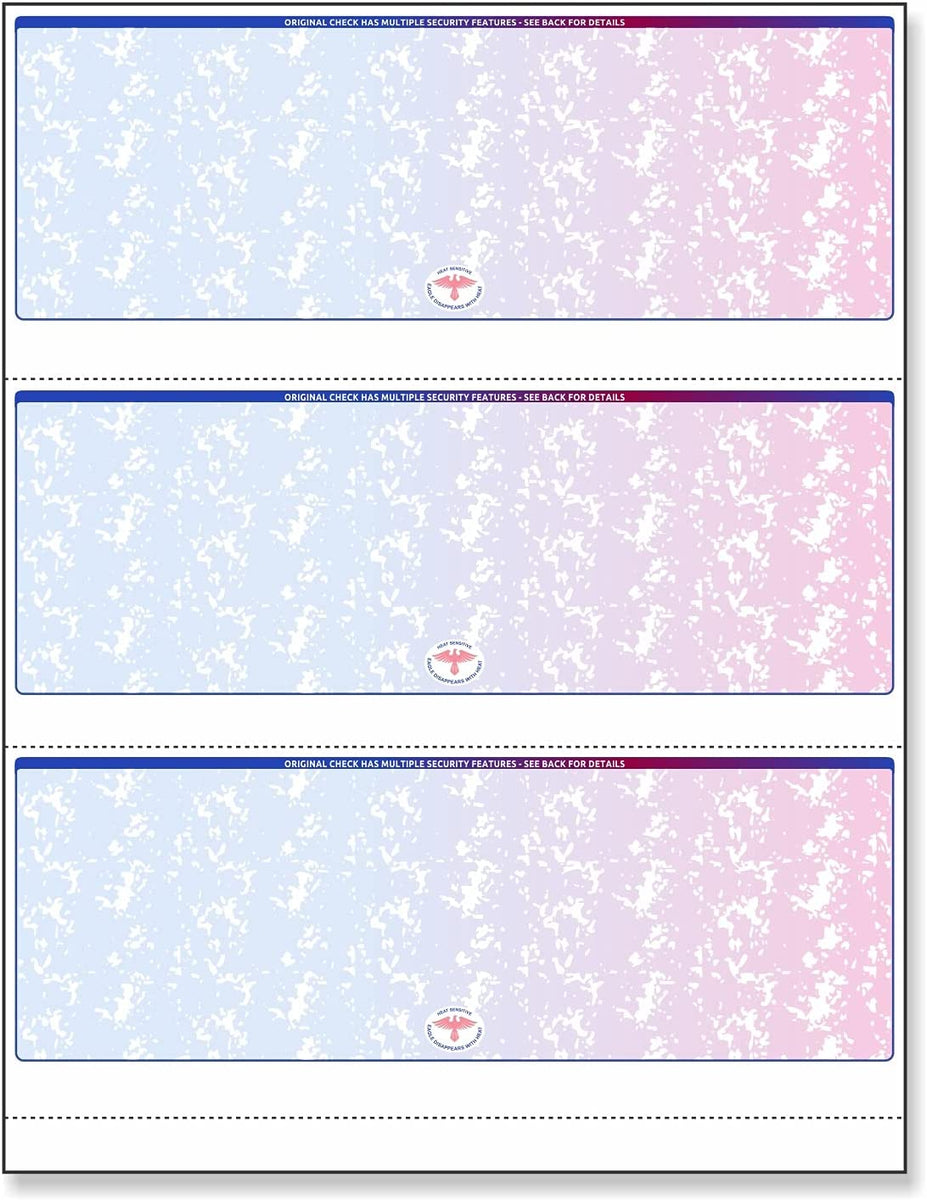 3-Per Page Business Blank Check Stock - High Security – PrintChecks Pro