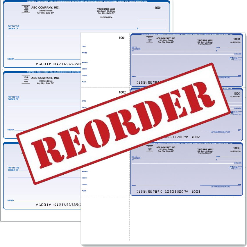 Reorder Pre-Printed US Checks – PrintChecks Pro